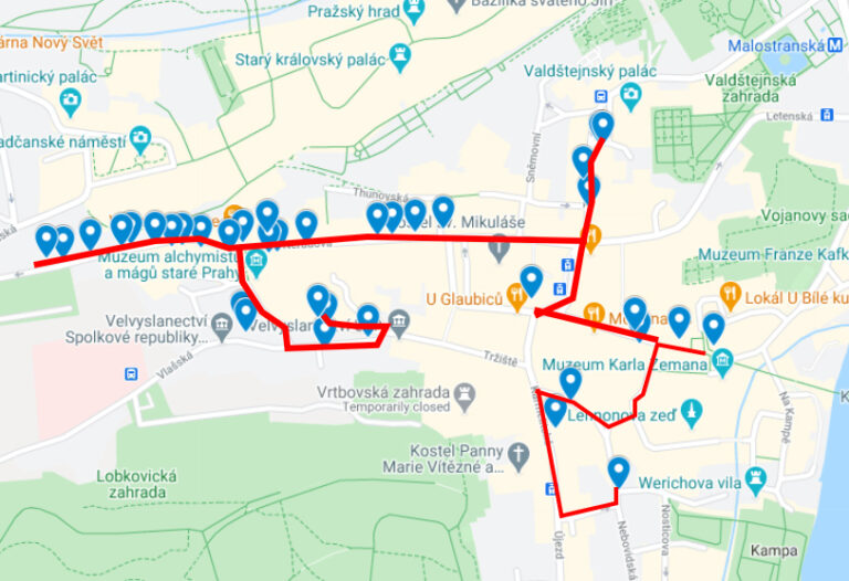 Ultimate Walking Tour of Prague's Malá Strana Lesser Town House Signs ...