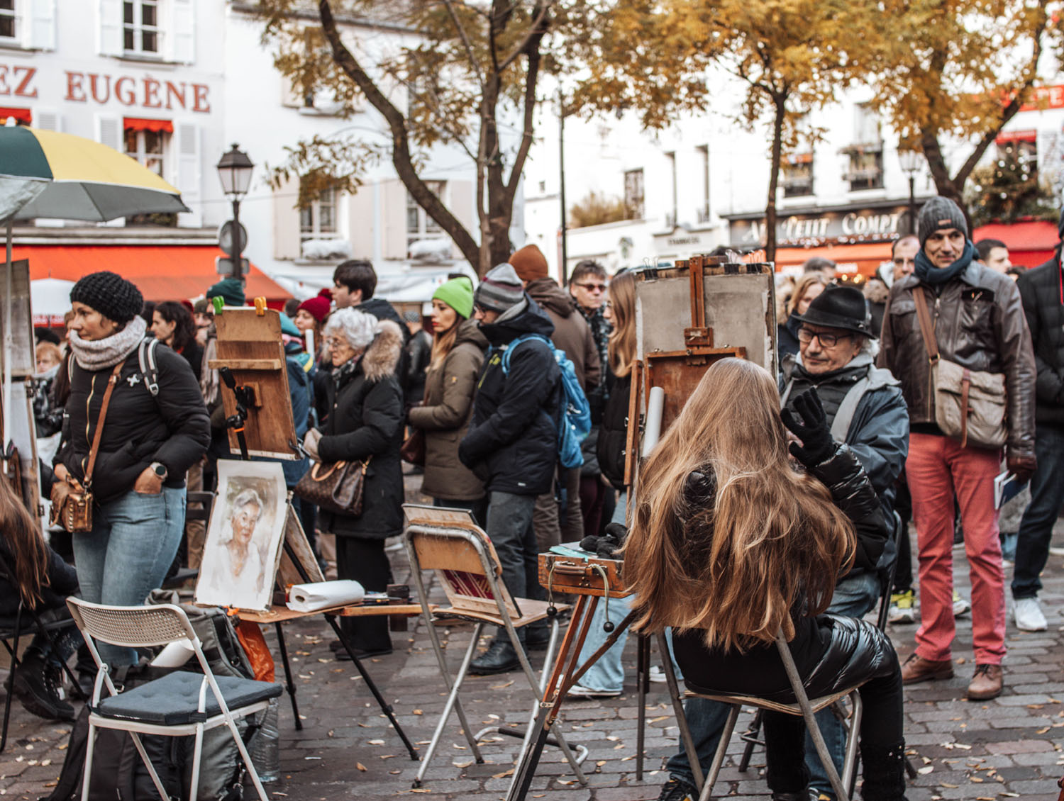 The Ultimate Souvenir from Paris, Portrait Paintings on the Place du ...